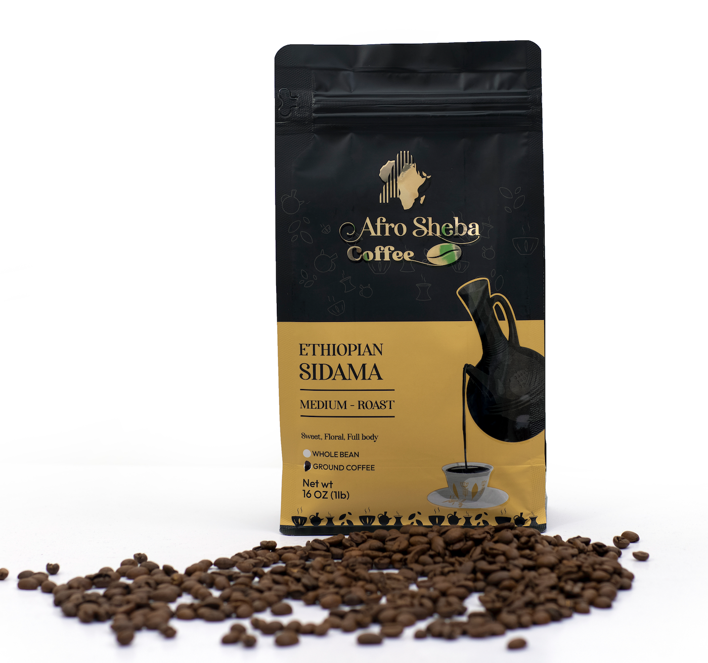 Ethiopian Sidama Medium Roast – Afro Sheba